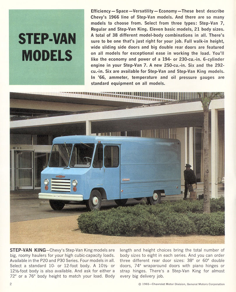 1966 Chevrolet Step Van Brochure
