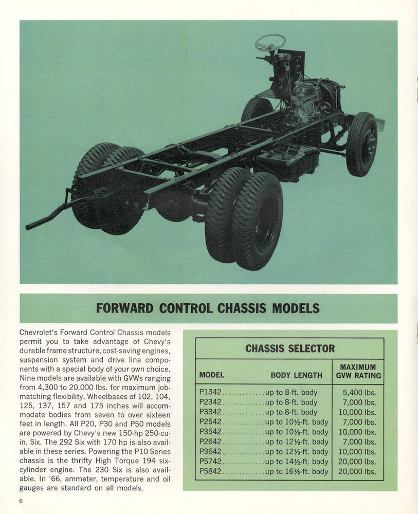 1966 Chevrolet Step Van Brochure
