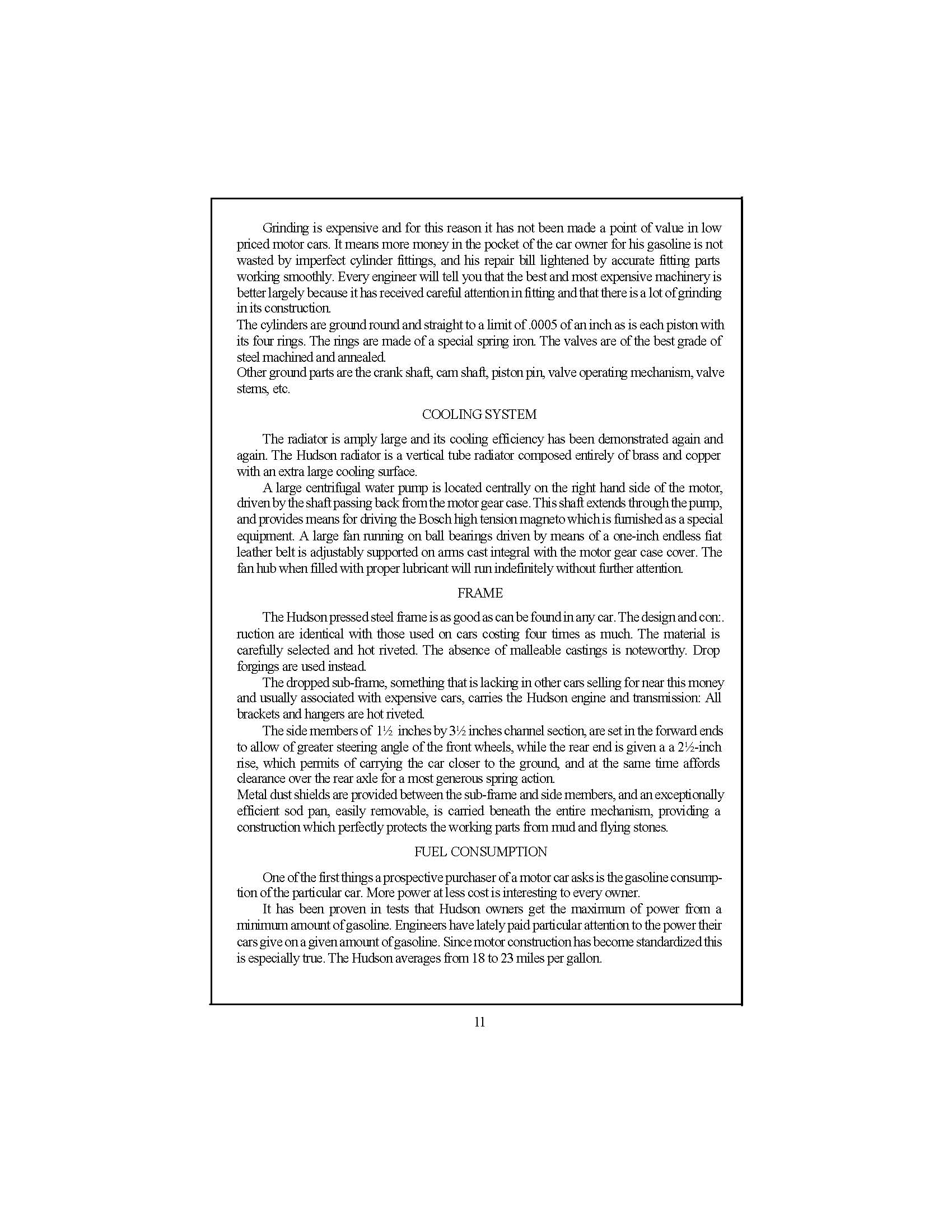 1910 Hudson Model 20 Roadster Brochure