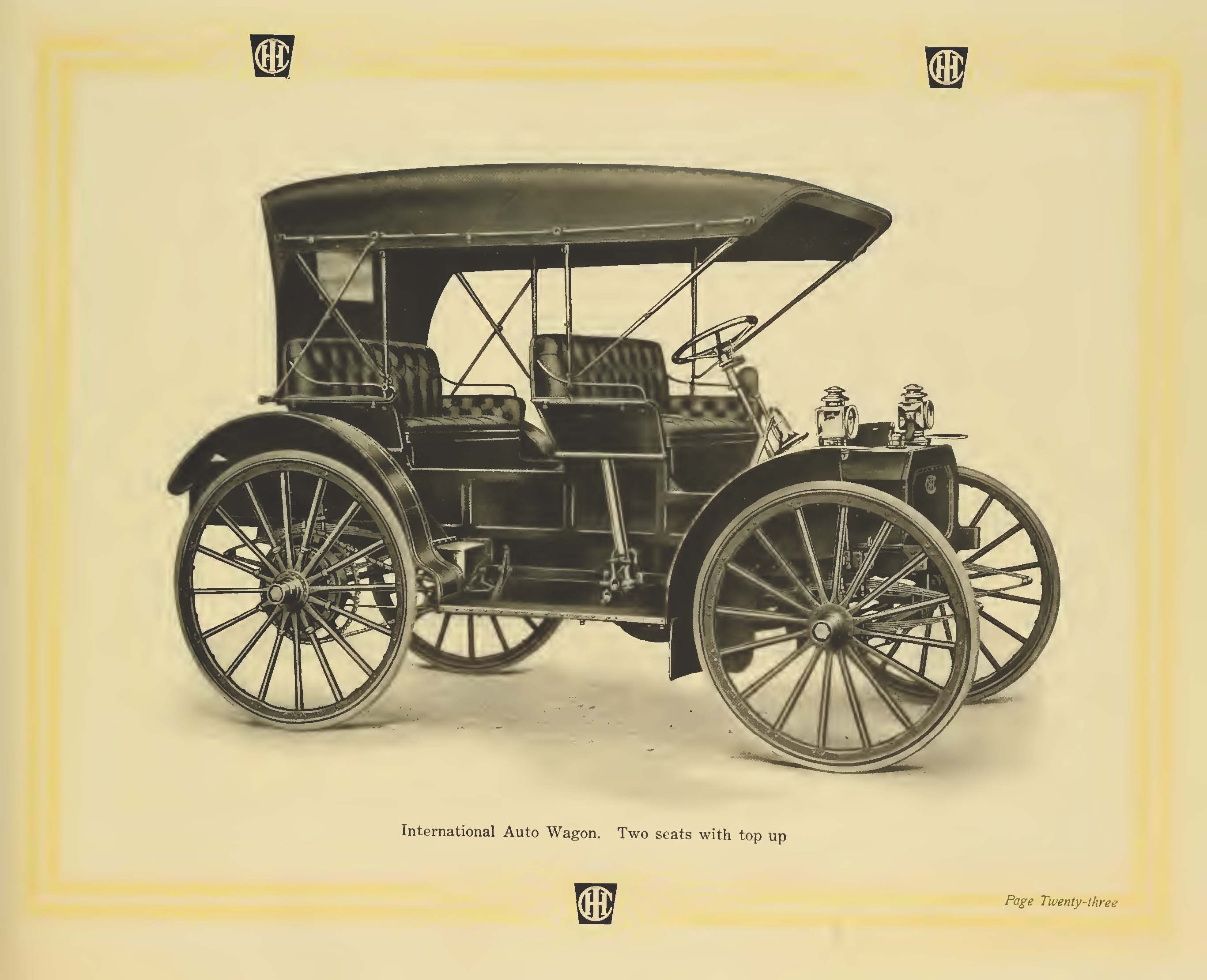1907 International Motor Vehicles Catalog