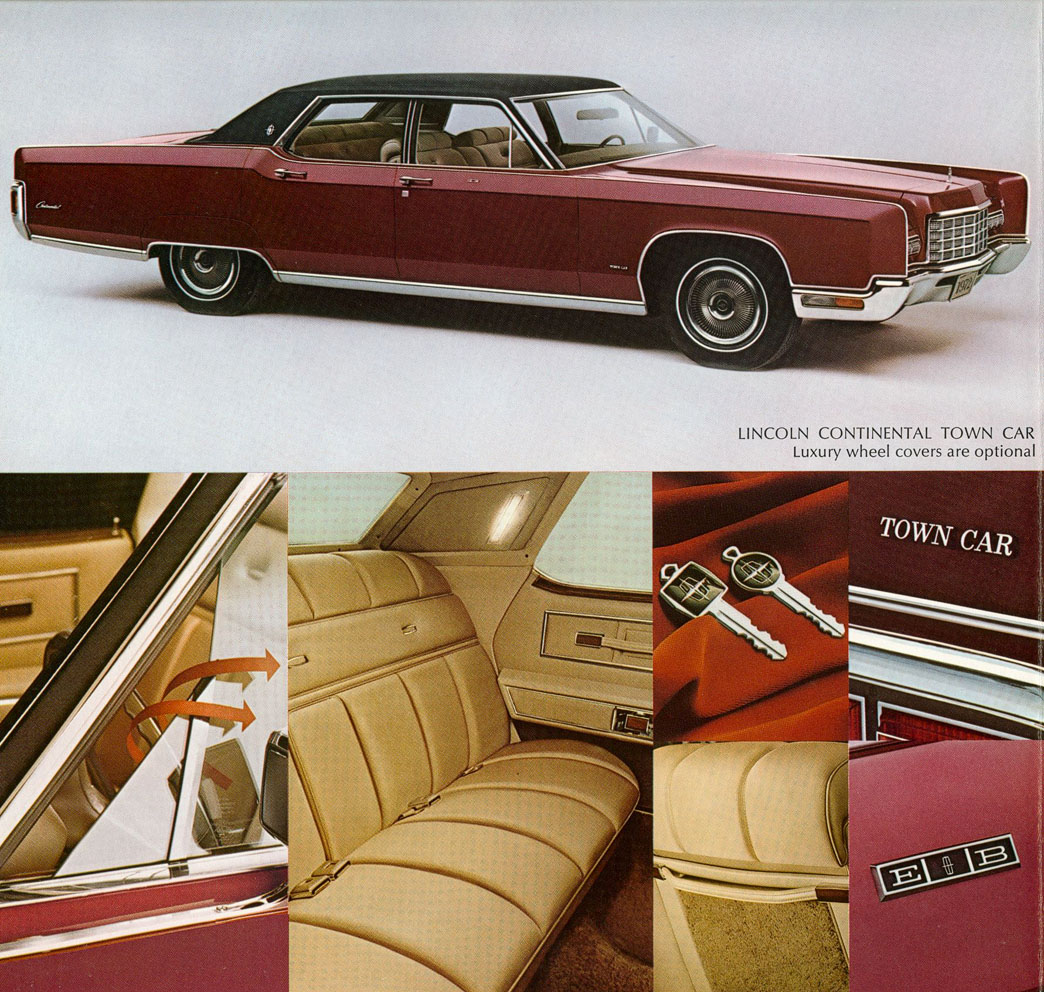 1972 Lincoln New Models Brochure