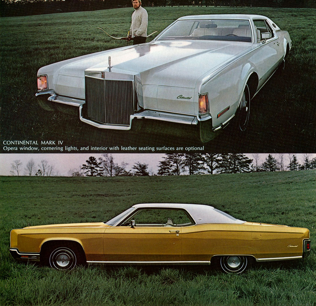 1972 Lincoln New Models Brochure
