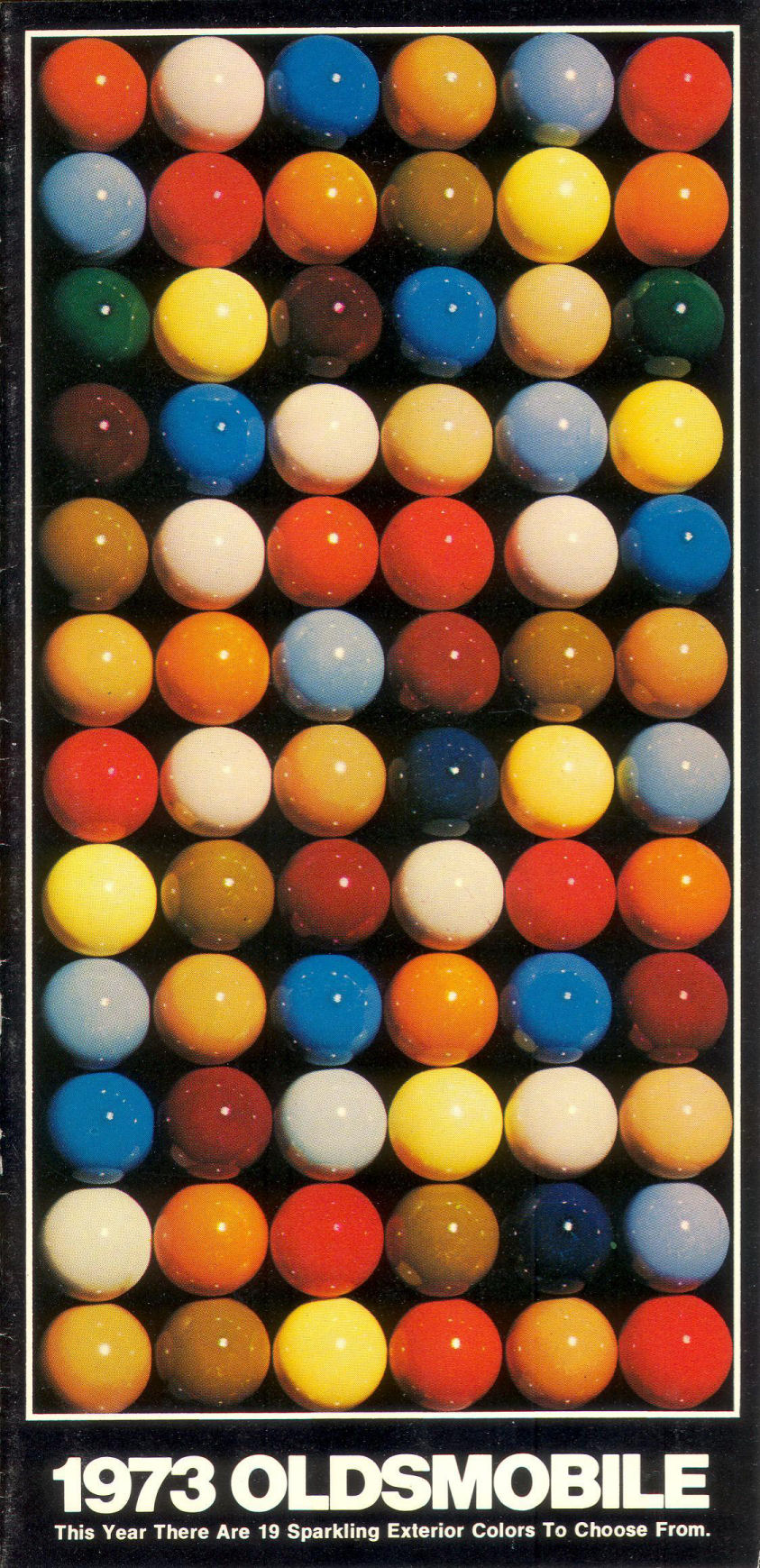 1973 Oldsmobile Exterior Colors Chart