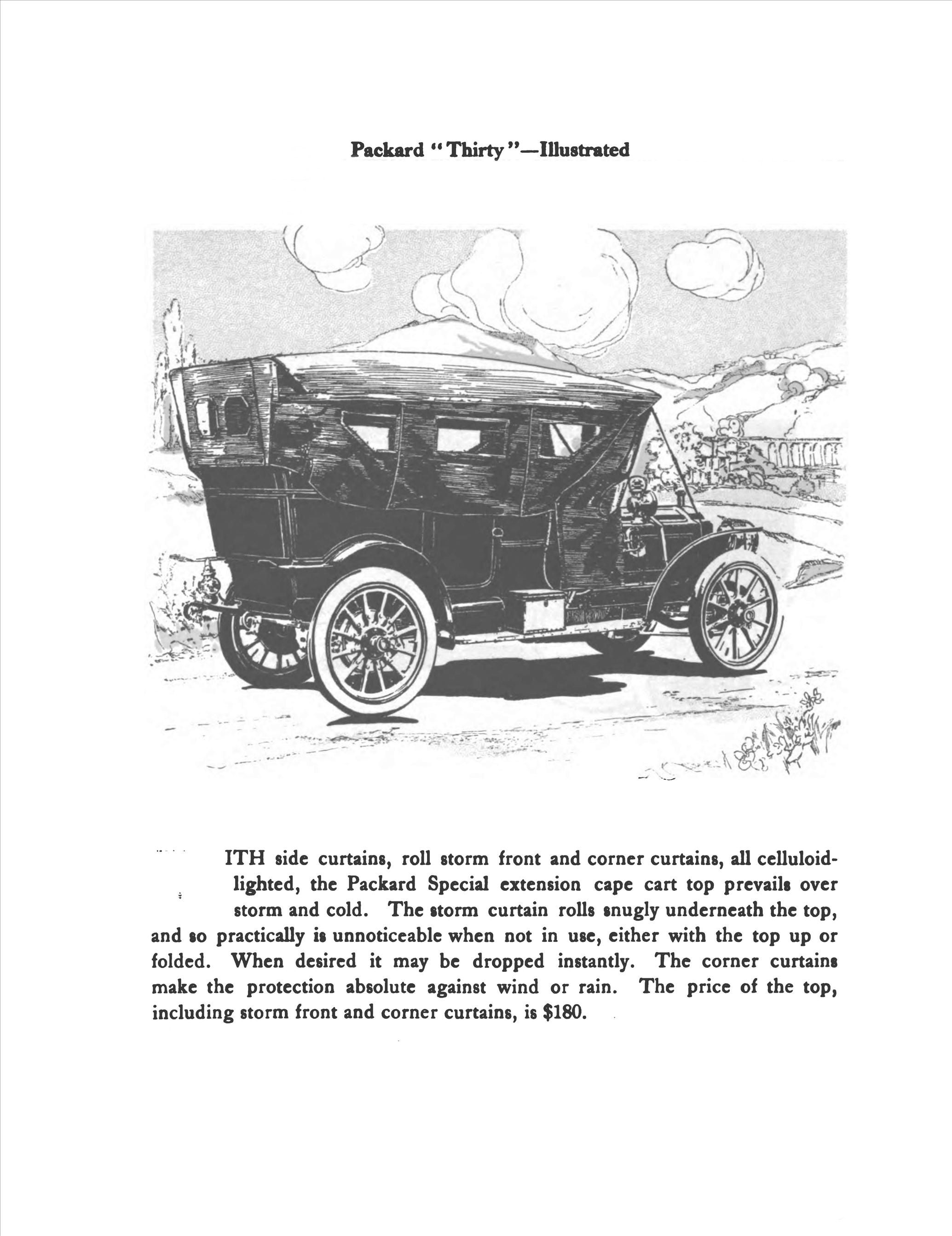 1908 Packard Thirty Catalog