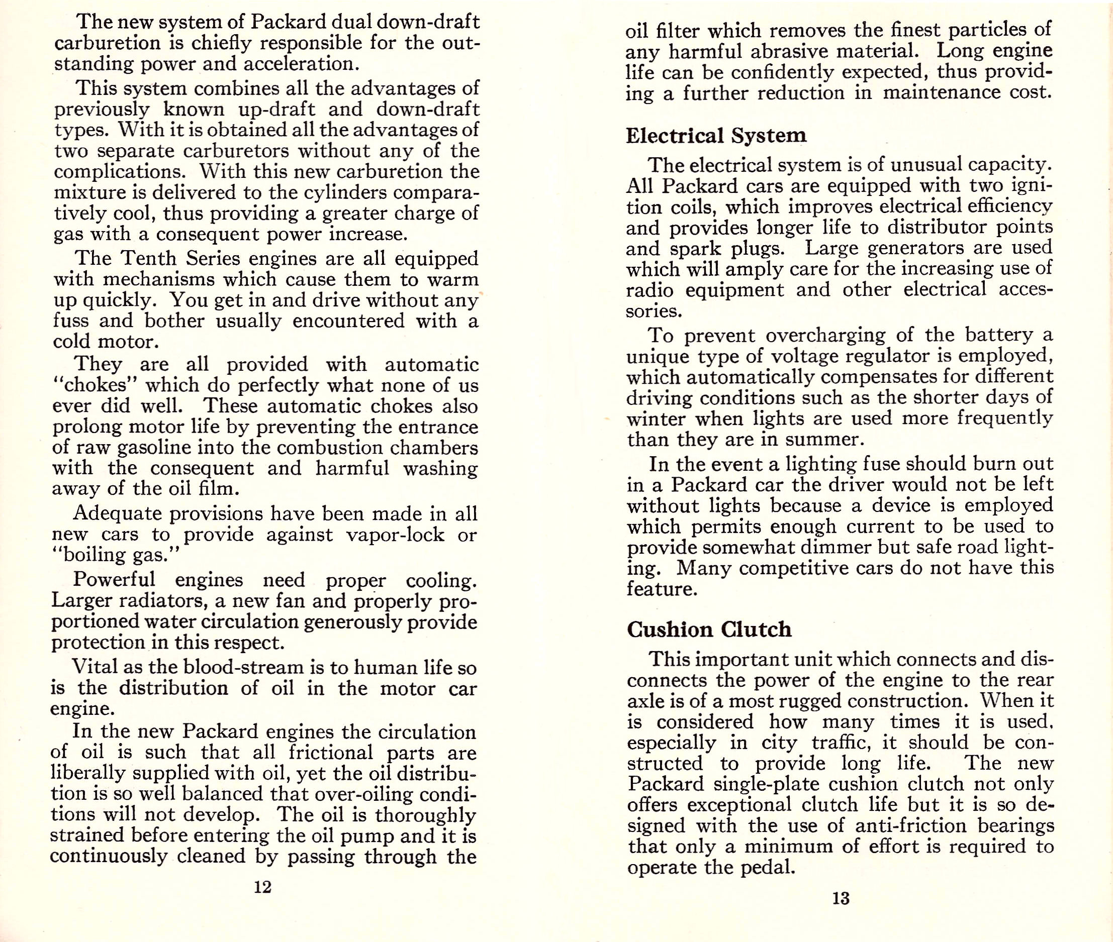 1933 Packard Facts Booklet