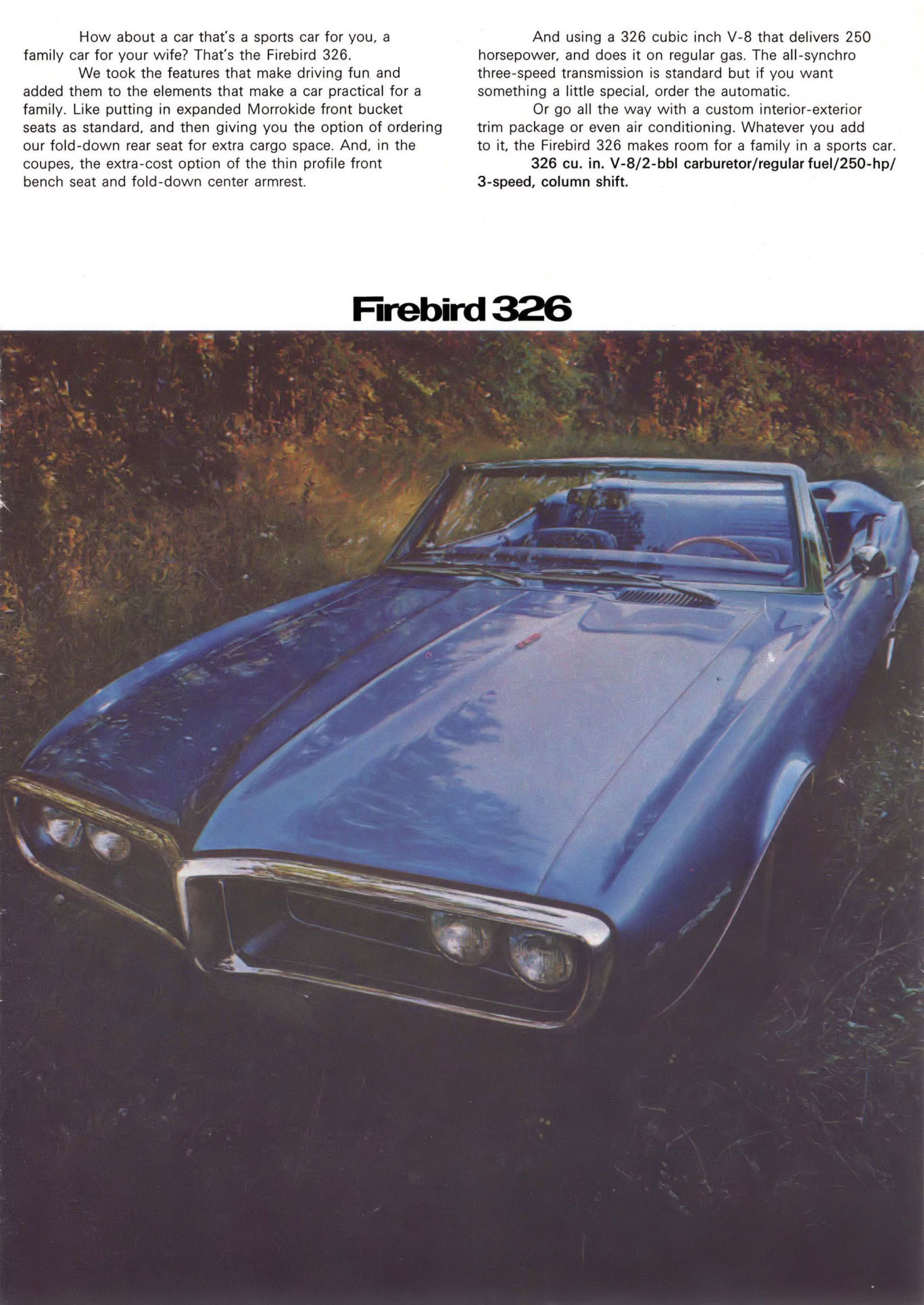 1967 Pontiac Firebird Brochure