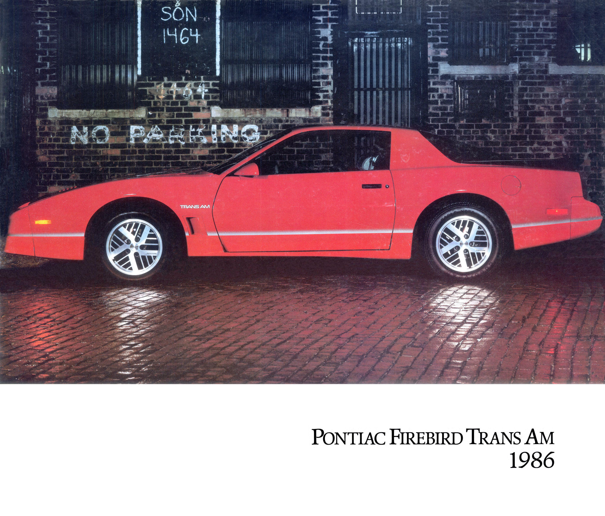 1986 Pontiac Firebird Showroom Posters