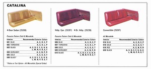 1967 Pontiac Colors and Interiors Booklet
