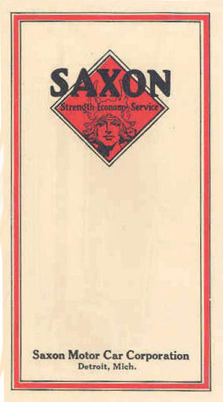 1917 Saxon Brochure